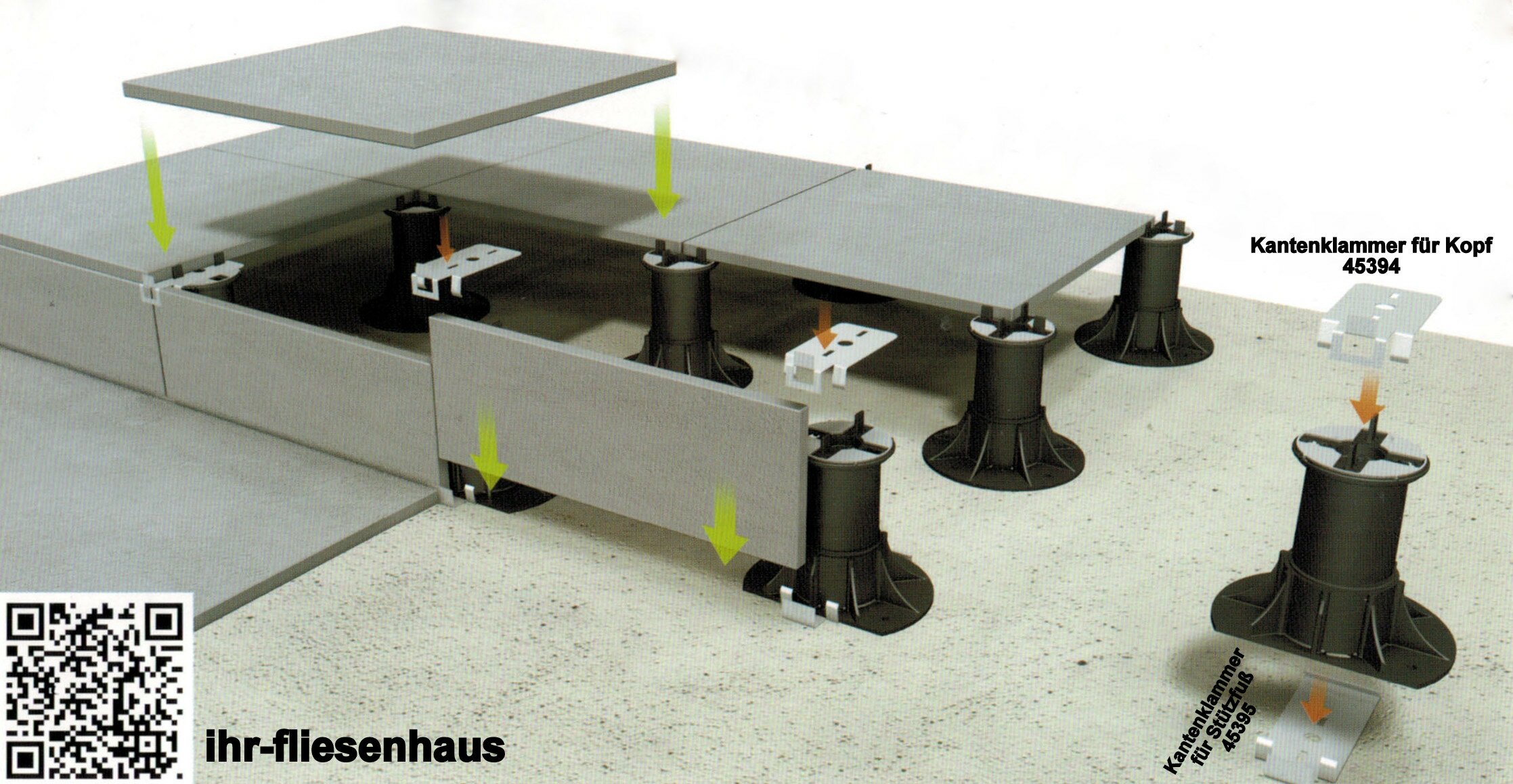 Stelzlager NM Eterno Ivica höhenverstellbar alle Höhen und Fugenbreit